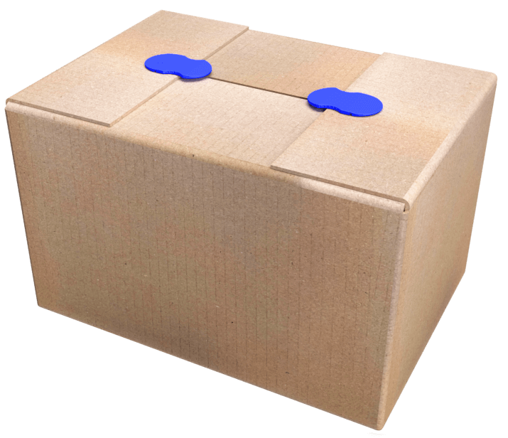 Kartonklammer | tapeless | WELTNEUHEIT