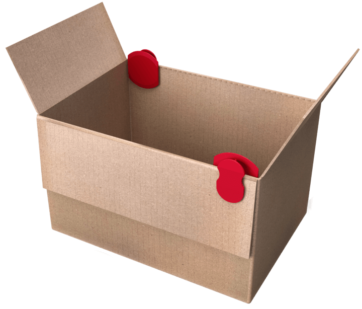 Kartonklammer | tapeless | WELTNEUHEIT